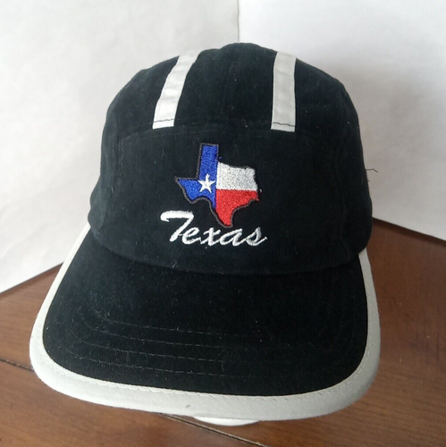 Texas State Adjustable Black Baseball Hat Cap Embroidered Texas Flag | eBay