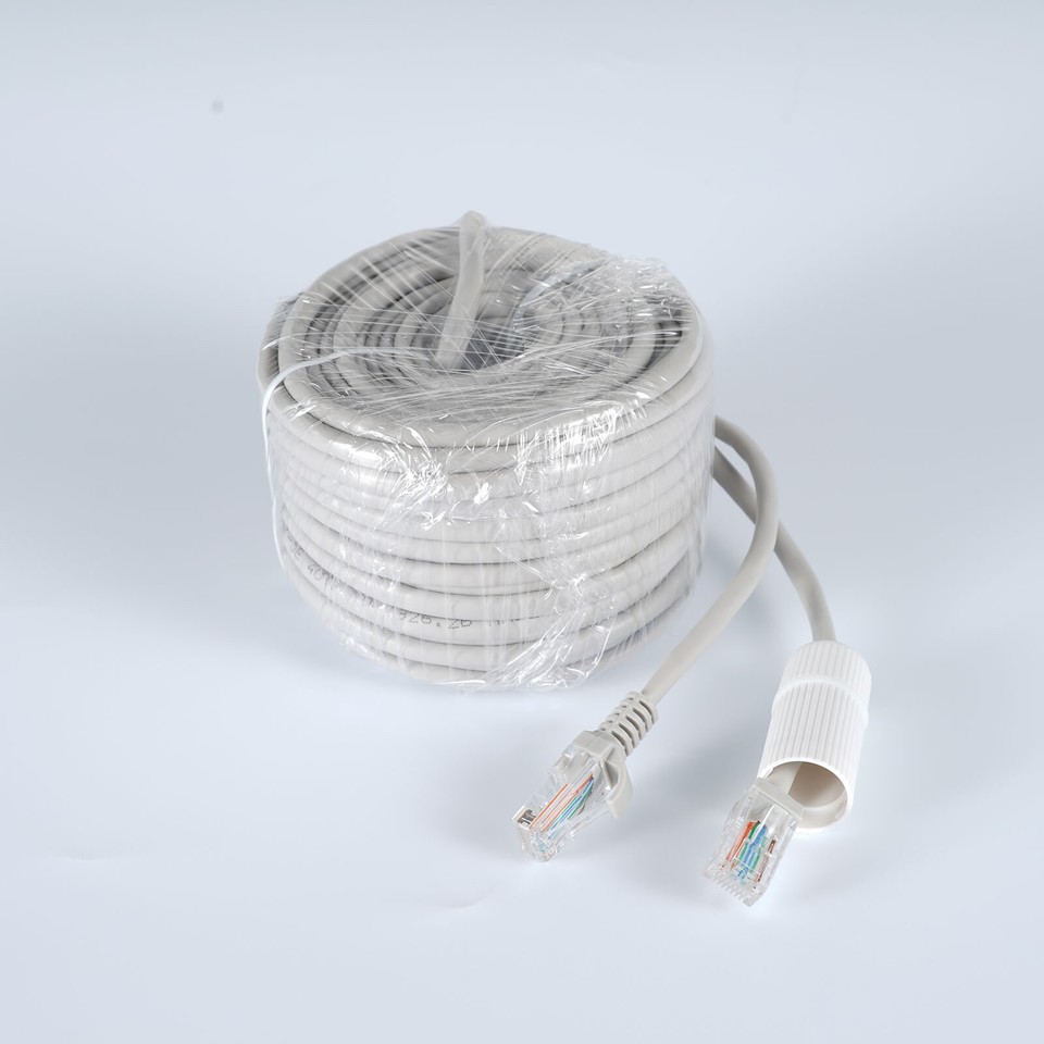 ANNKE 60ft 100ft CAT5E POE Ethernet Cable LAN RJ45 for Security IP ...
