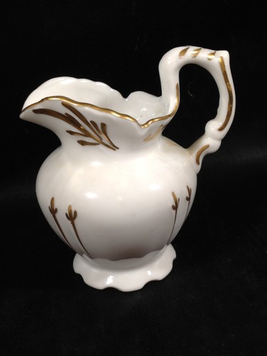 Vintage Porcelain Gold Accent Mini Pitcher 3-1/2” | eBay