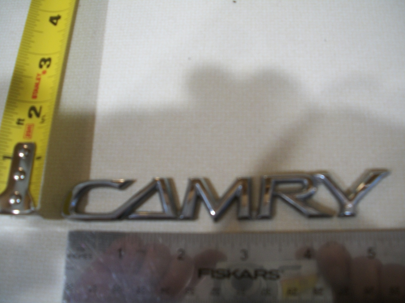Toyota Camry Letters Script Emblem Chrome Badge OEM | Genuine OEM