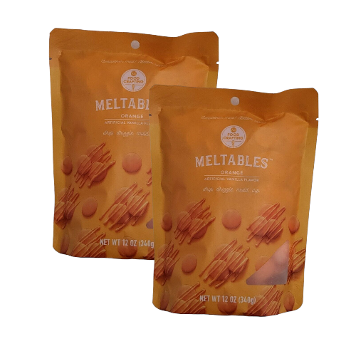 American Crafts Crafting Candy Meltables Wafers 2 ORANGE Vanilla Flavor ...