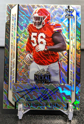 TEDARRELL SLATON 2021 Leaf Metal Draft Auto FLORIDA / PACKERS /60 ...