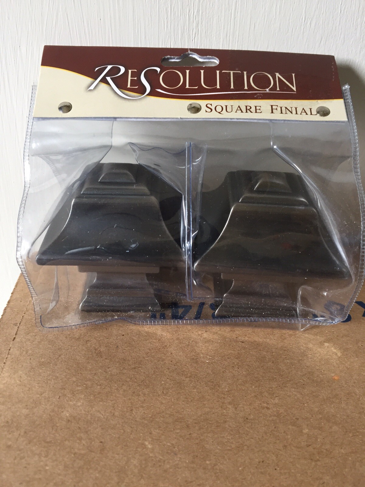 ReSolutions Square Finials 2 Sets Silver Color | eBay