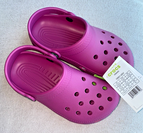 Authentic Crocs Adult Unisex Classic Orig Clogs Fuchsia Fun Sz W5/M3 ...
