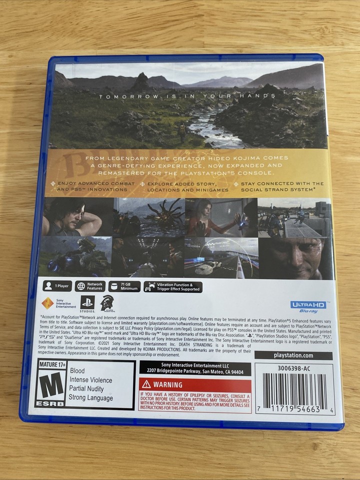 Death Stranding Director's Cut - Sony PlayStation 5 711719546634| eBay