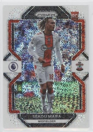 2022-23 Panini Prizm Premier League White Sparkle Sekou Mara #209 ...