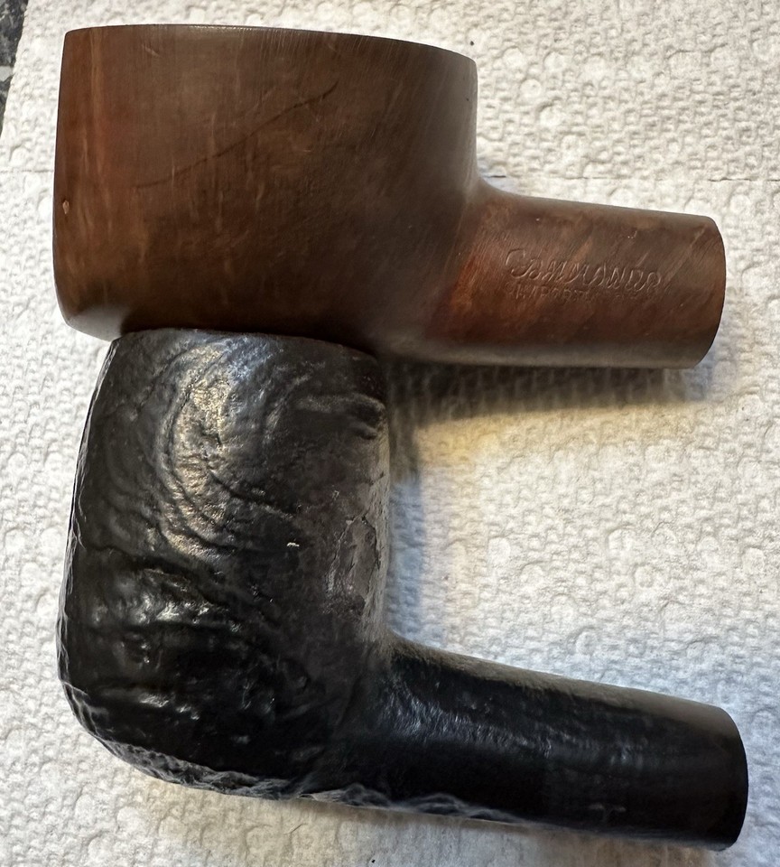 Vintage Tobacco Pipe Parts Lot Including Commando US Briar Bowl | eBay