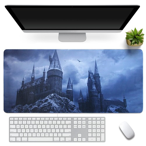 【3 Sizes】 Hog Warts Castle Mouse Pad Extended Gaming Mouse Pad Gif ...