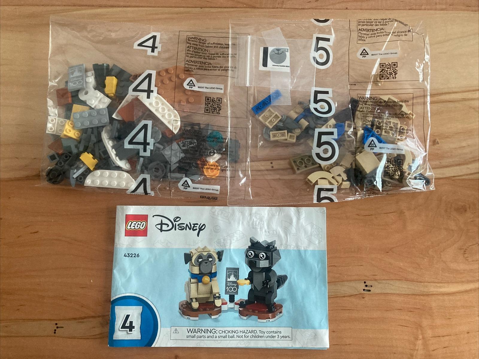 LEGO 43226 Disney Duos Pocahontas Meeko & Percy (Sealed Bag, Sticker ...