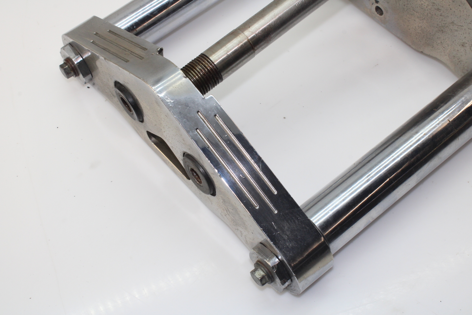 86-99 CUSTOM EVO FRONT END FORKS FORK TRIPLE TREE WIDE FORKS CHROME ...