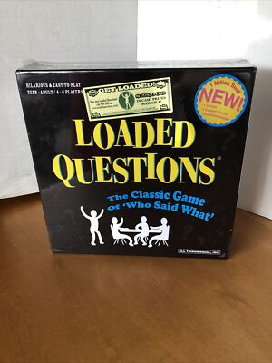 NEW Loaded Questions Board Game Factory Sealed Very Fun Game For You ...