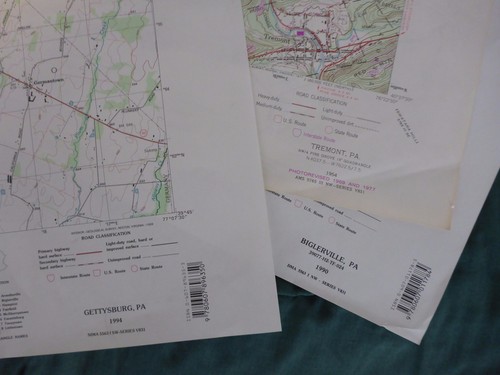 Pennsylvania USGS Topographic Quadrangle Maps - Multiple maps available ...