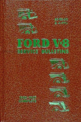 Ford Service Bulletins Réparation Manuel Reliure 1937 1936 1935 1934 ...