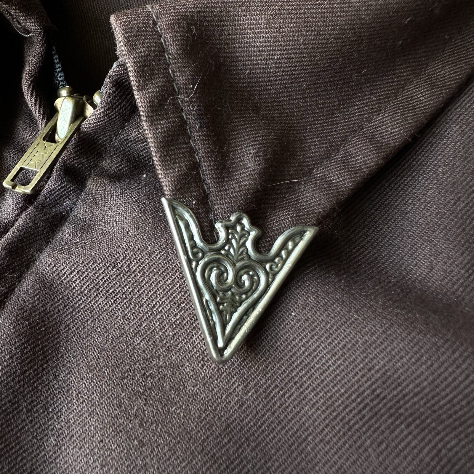 Vintage Western Aluminum Collar Tips Pointed Cowboy Clips | eBay