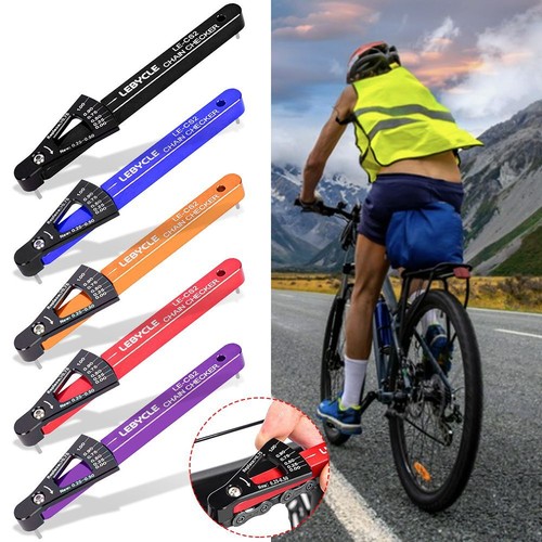 MTB Bike Chain Gauge Bicycle Tool Chain Wear Indicator Chain Checker ...