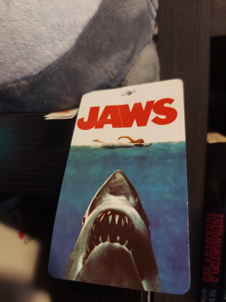 JAWS plush great white shark New with Tag Universal Studios 7" Gray ...