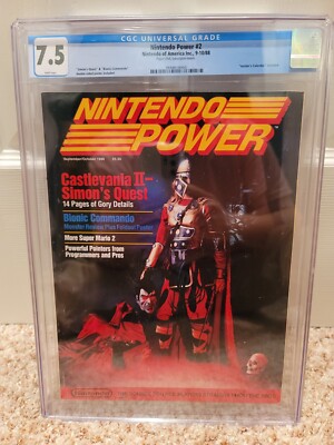CGC 7.5 Castlevania 2 ISSUE #2 Nintendo Power Magazine complete ...