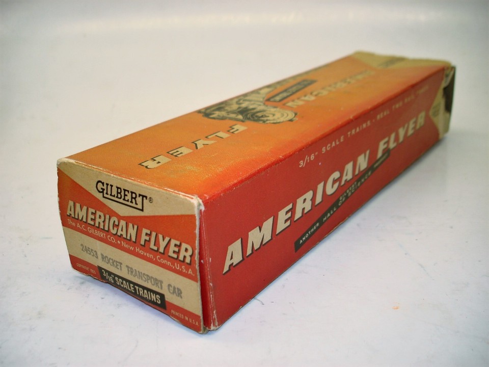 24553 American Flyer Rocket Transport Flatcar in OB [Lot II8-F40] | eBay