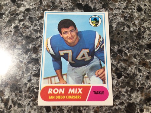1968 Topps #89 Ron Mix EX San Diego Chargers HOF | eBay