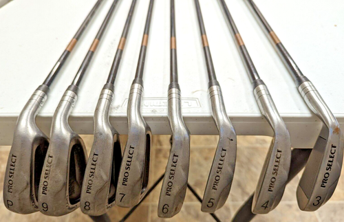 Set of Pro Select Irons Channel Cavity 363 Golf Clubs 3 to PW Right ...