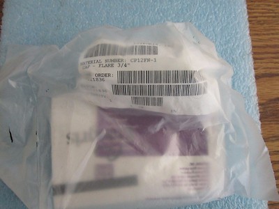 Entegris Model: CP12FN-1 Flaretek Tube Cap with Nut: 3/4" OD. New Old ...
