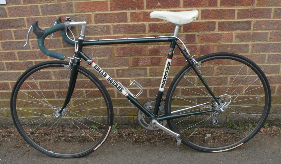 52cm Classic Steel Brian Rourke Bike in 753 Tubing. - FRAME & FORK ONLY ...