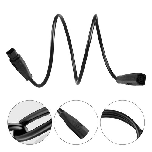 Sleek Black Design Electric Bike Display Extension Cable with 8 Pins ...
