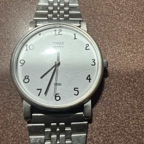 Timex 34MM Easy Reader Watch Fresh Battery Free Shipping | eBay