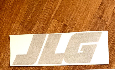 JLG Lift Decals Stickers 15x5" (2) Gloss BLACK FAST USA | eBay