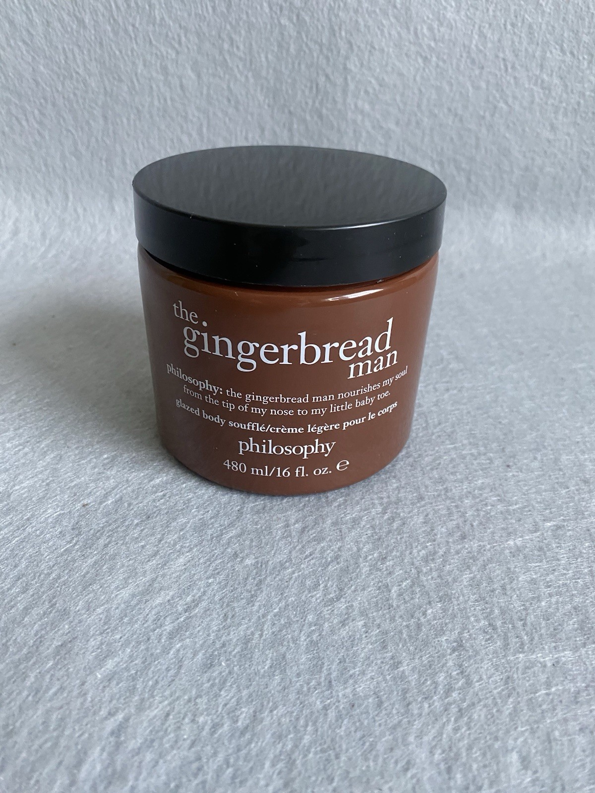 Philosophy The Gingerbread Man Glazed Body Souffle 16 Oz for sale ...