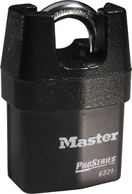 2-5/8 in High Security Shrouded Shackle Padlock Body Less Cylinder ...