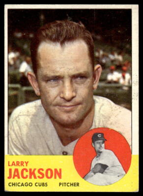 1963 Topps Larry Jackson #95 Chicago Cubs Baseball Card | eBay