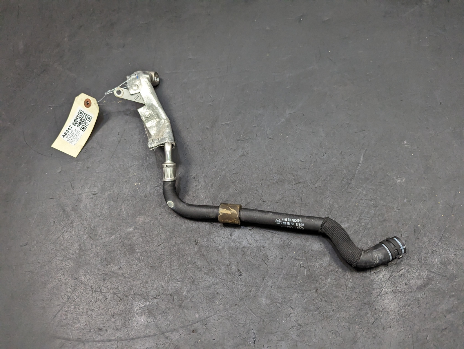 Turbocharger Oil Return Hose Tube 2018 Audi Q3 06J121492C 2015 2016 ...