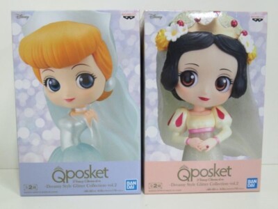 Q Posket Disney Dreamy Style Glitter Collection Vol.2 Figure Set New ...