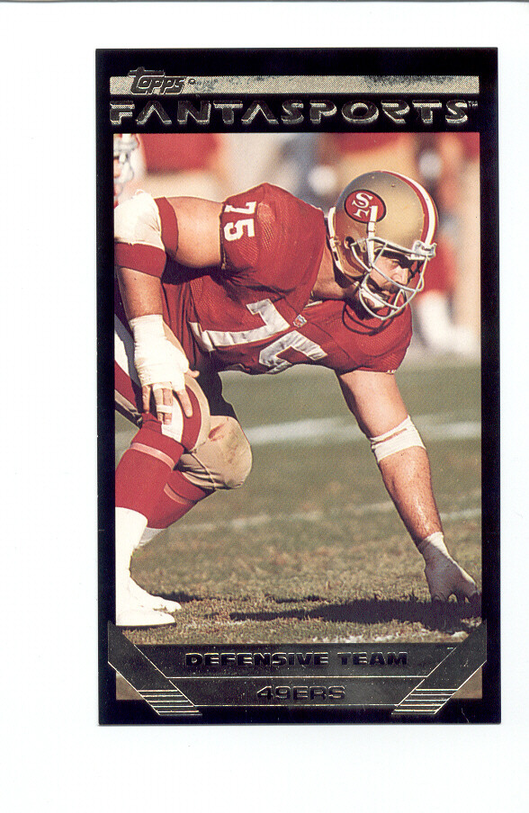 1993 Topps FantaSports KEVIN FAGAN San Francisco 49ers Rare Card | eBay