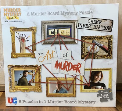 Murder Mystery Party Case File Murder Board Puzzles The Art of Murder ...