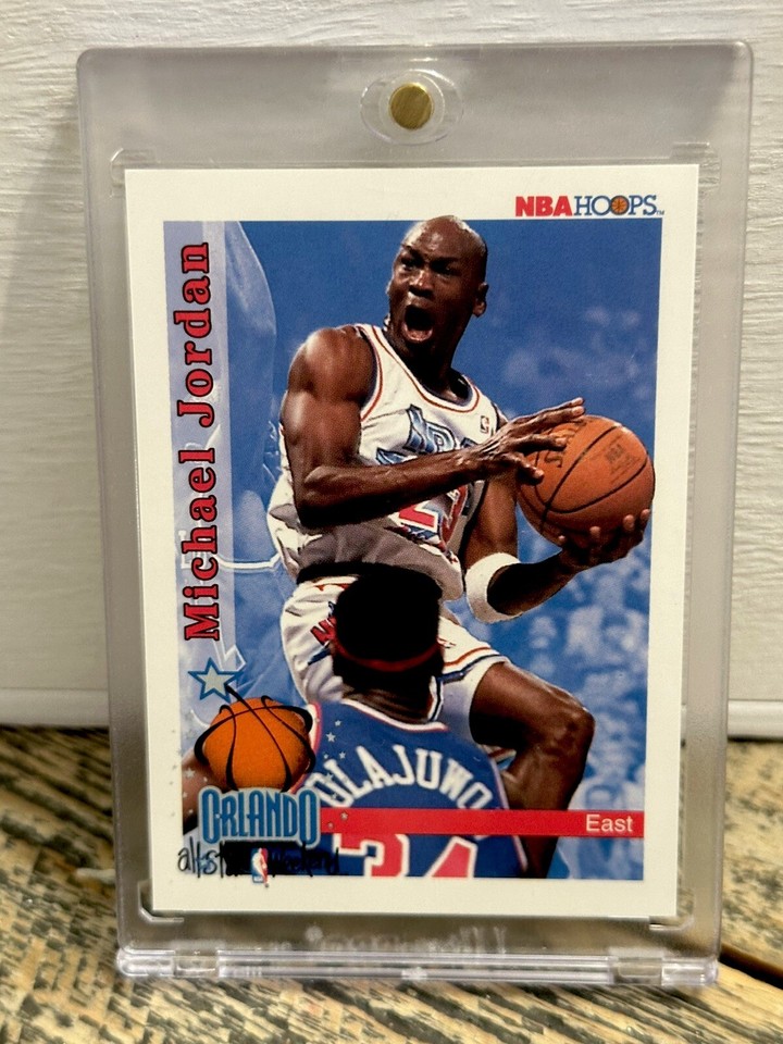 Michael Jordan Card ALL STAR ICONIC SP 90’s Authentic BULLS JERSEY #23 ...