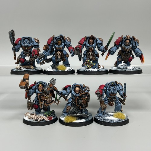 WOLF GUARD TERMINATOR SQUAD SPACE WOLVES SPACE MARINES WARHAMMER 40K ...