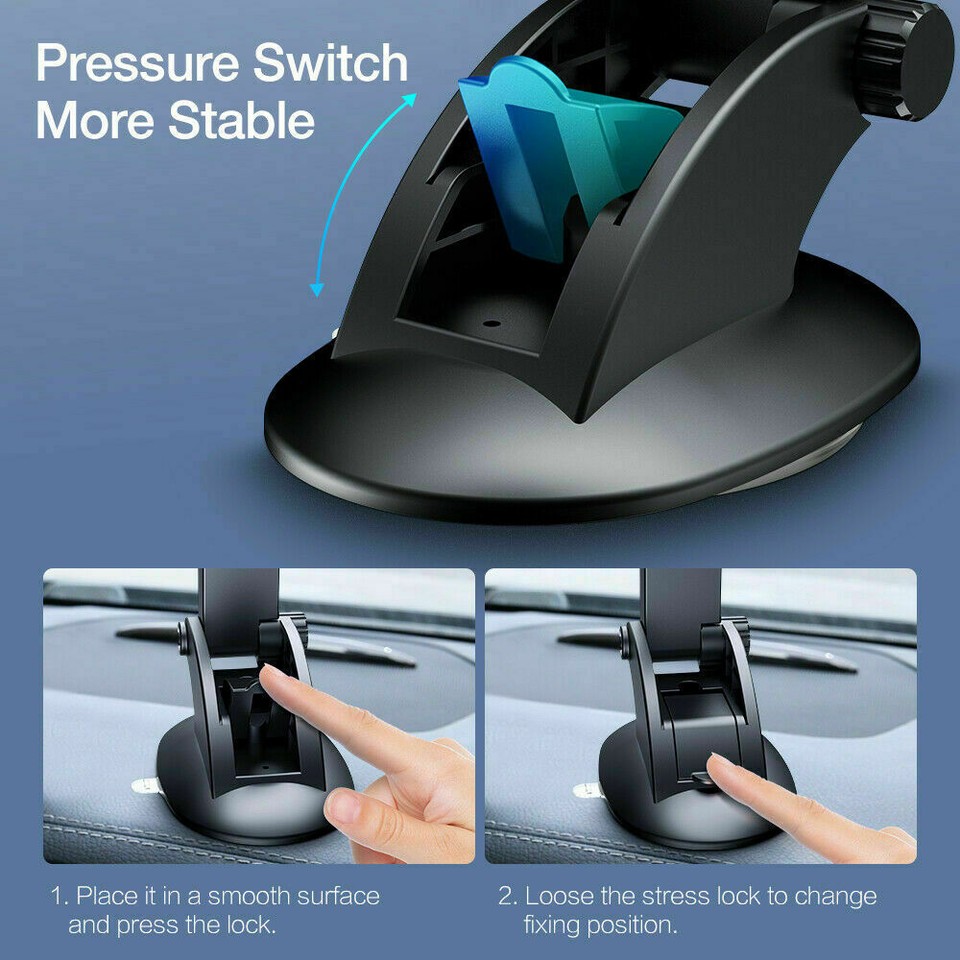 360° Universal Mount Holder Car Stand Windshield For Mobile Cell Phone ...