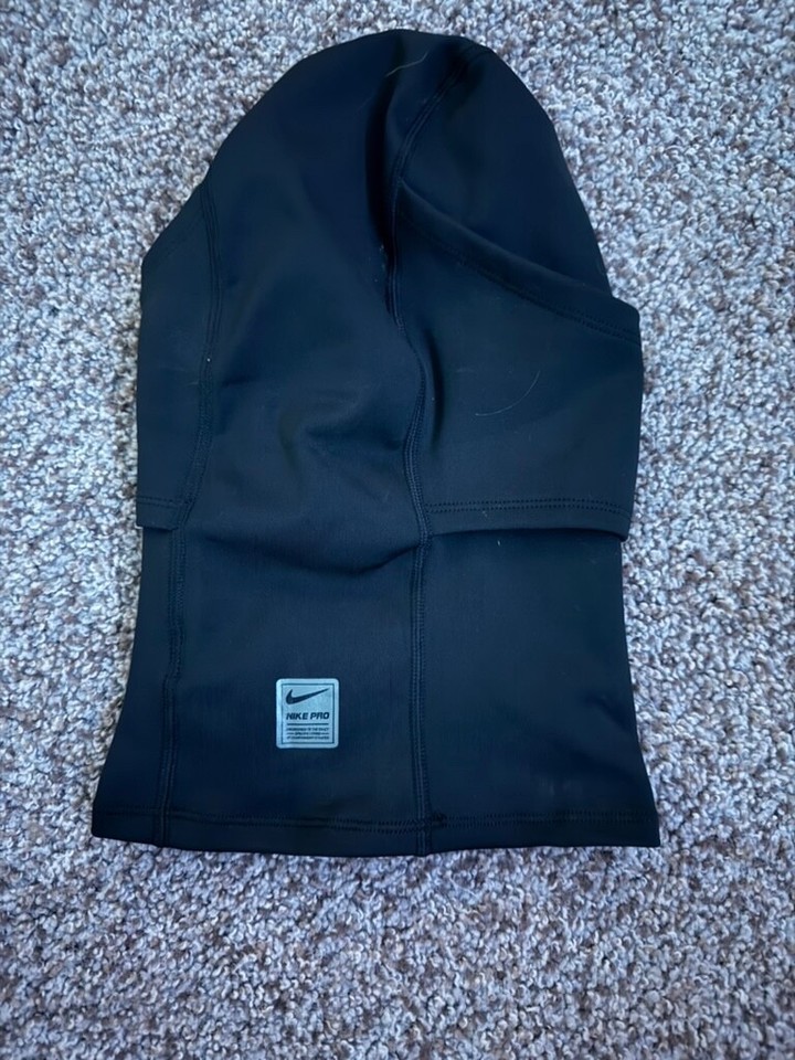 Nike Pro Therma-Fit Hyperwarm Hood Ski Mask Black Shiesty New | eBay