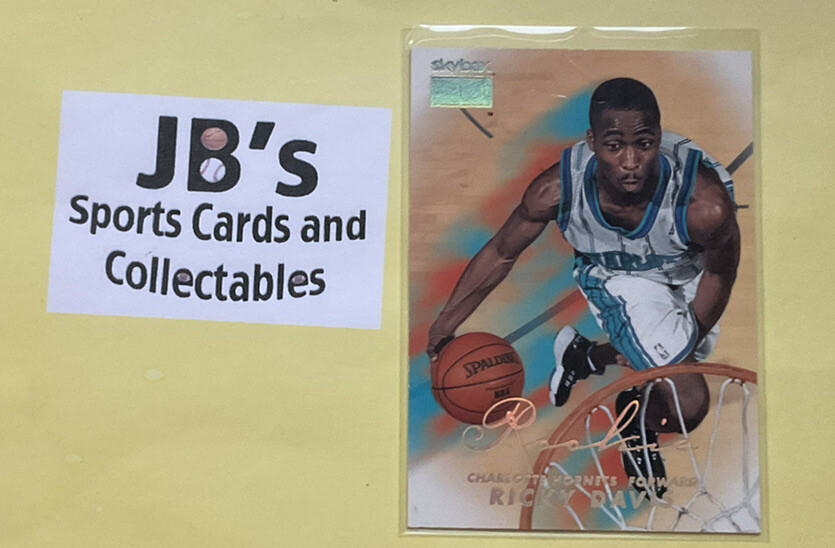 1998-1999 98-99 Skybox Premium Ricky Davis Rookie Card RC Charlotte ...