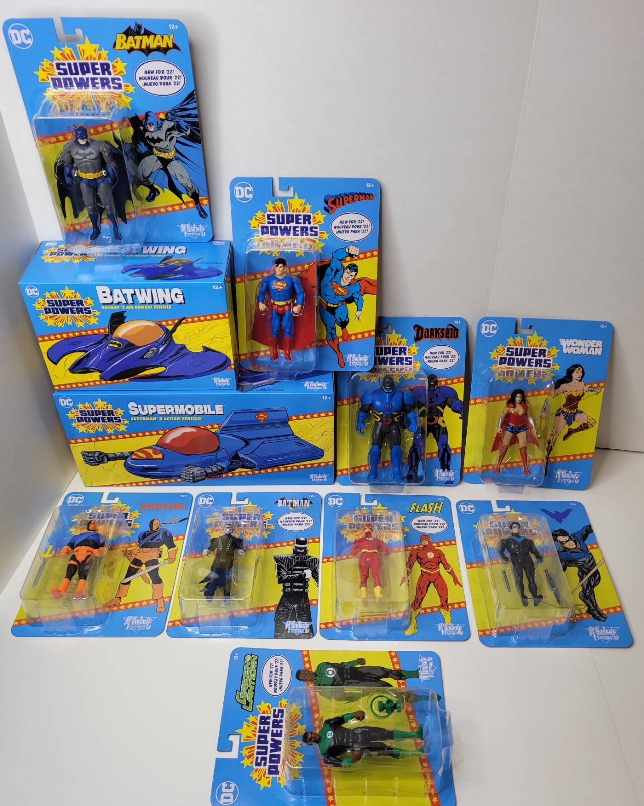 Huge McFarlane Super Powers Collection! Mint in packages! *Read* | eBay