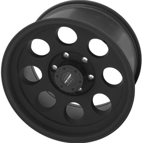 (Set of 4) Pro Comp PA69 Vintage 15x10 6x5.5" -47mm Flat Black Wheels ...