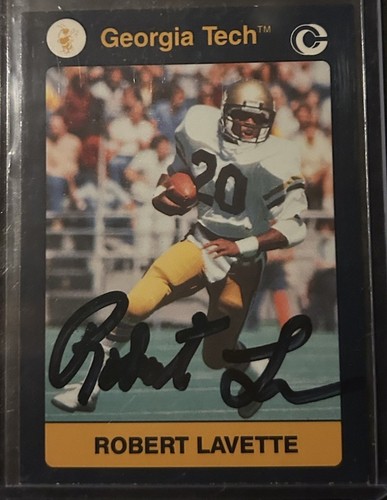 1991 Collegiate Robert Lavette Hand Signed Auto Autograph Georgia Tech ...