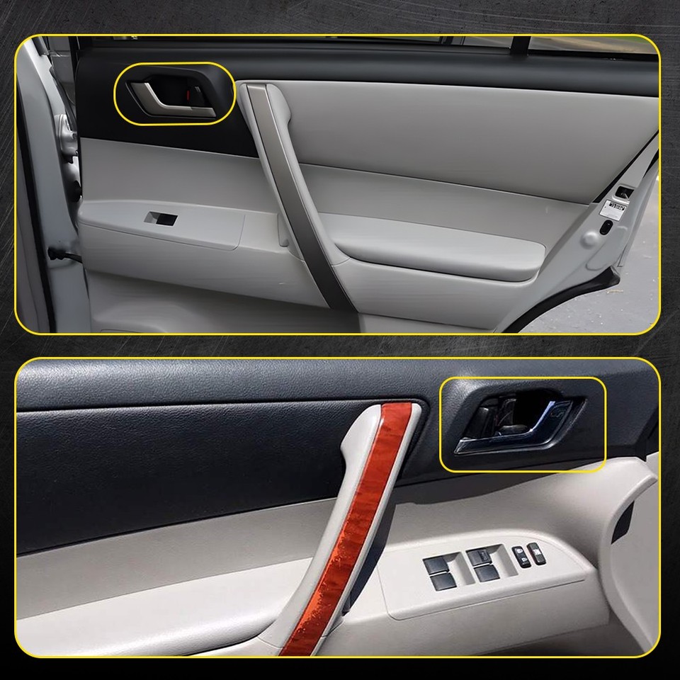 2PCS Interior Inside Door Handle Left & Right Fit 2008-2013 Toyota ...