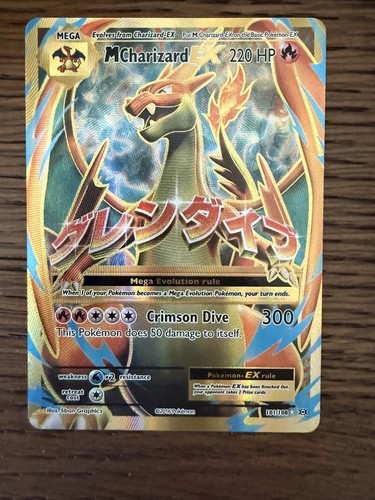 Mega Charizard EX - 101/108 - Pokemon Evolutions XY Full Art Ultra Rare Card NM | eBay