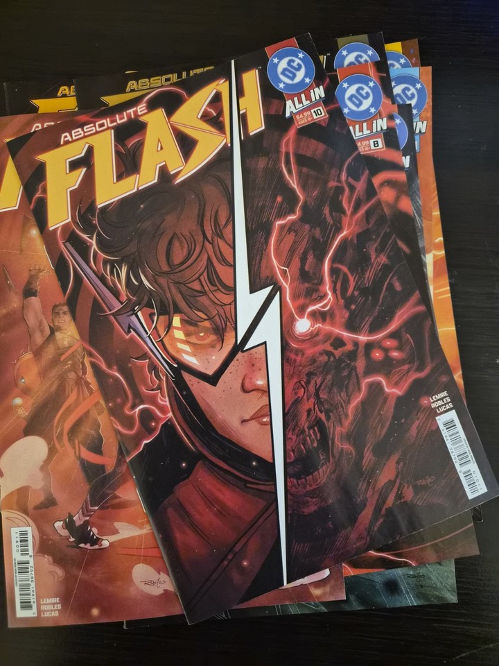 ABSOLUTE FLASH #1 - 10 Complete Set LOT 1st Printing DC Comics | eBay