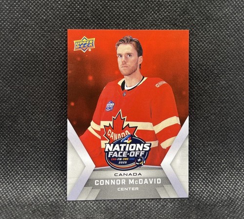 Connor McDavid 4 Nations 2025 Upper Deck Hockey #1 TEAM CANADA CARD ...