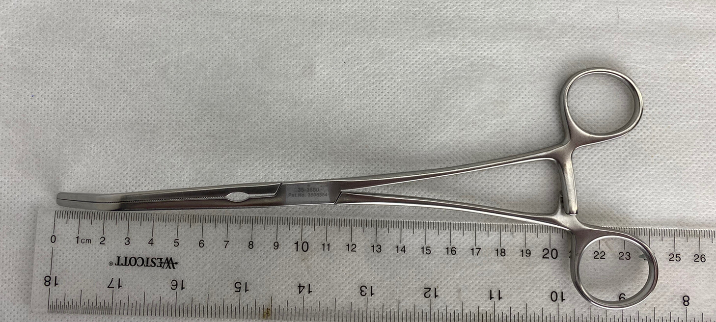 PILLING 353680 DeBakey Multi Purpose Clamp 60° Angled Jaw 3.3cm Length ...