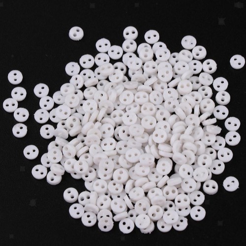 Doll DIY Clothes 300pcs White 4mm Round Buttons for Scrapbooking/Sewing ...